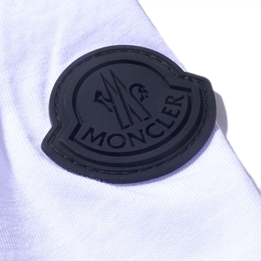 MONCLER モンクレール Tシャツ 8C00028 001ホワイト メンズ 半袖 : モーダオンラインYahoo!店 - 通販 ...
