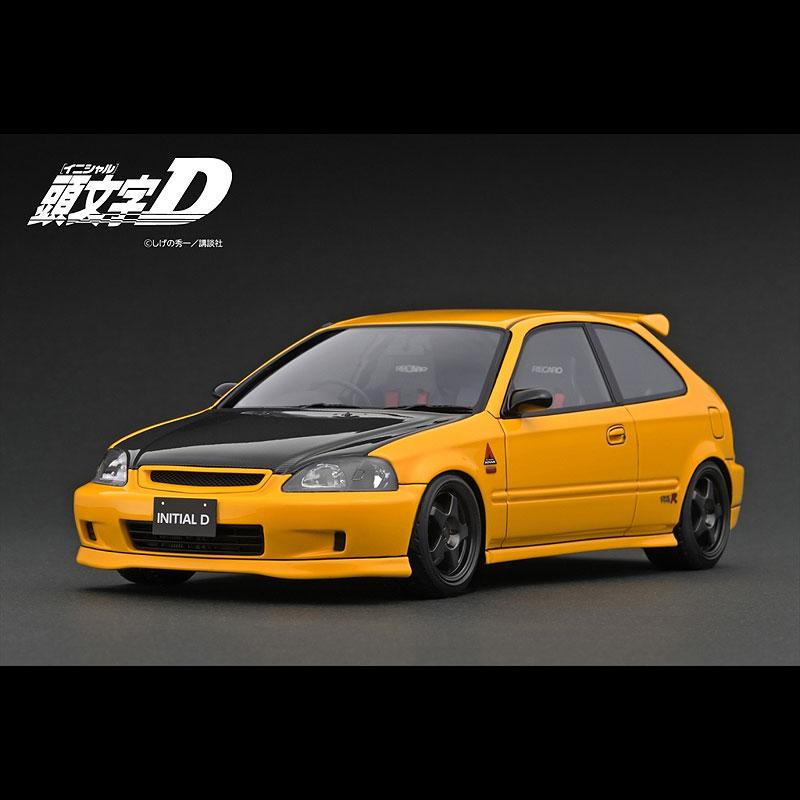 ignition model model(イグニッションモデル) HONDA CIVIC(EK9) TYPE R(1/18) IG3629 : モデルカーショップ グリース - 通販 ...