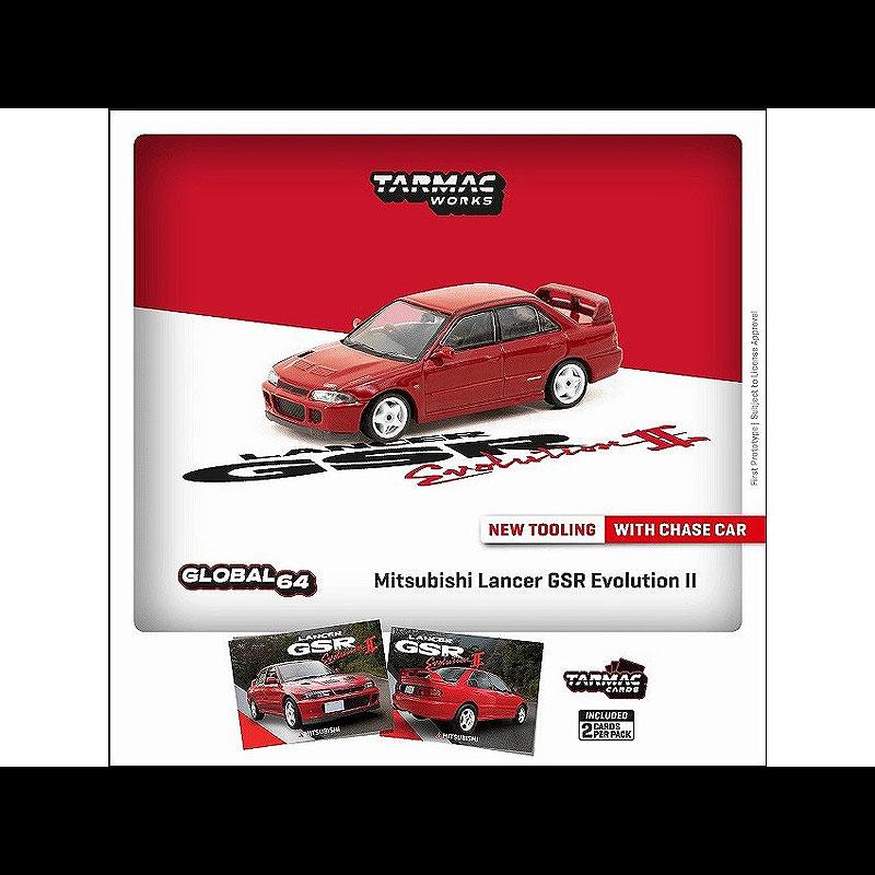 ignition model TARMAC WORKS(ターマックワークス) MITSUBISHI LANCER GSR EVOLUTION II(1/64) T64G-049-RE ...