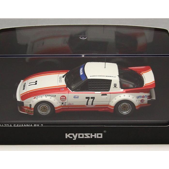 1/43 京商 ミニカー マツダ サバンナ MAZDA SAVANNA RX-7 SA22C RACING no.77 : 03285b ...