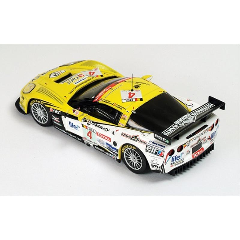 ixo models 1/43 (GTM085) CORVETTE Z06 #4 WINNER 24H SPA 2009 HEZEMANS ...