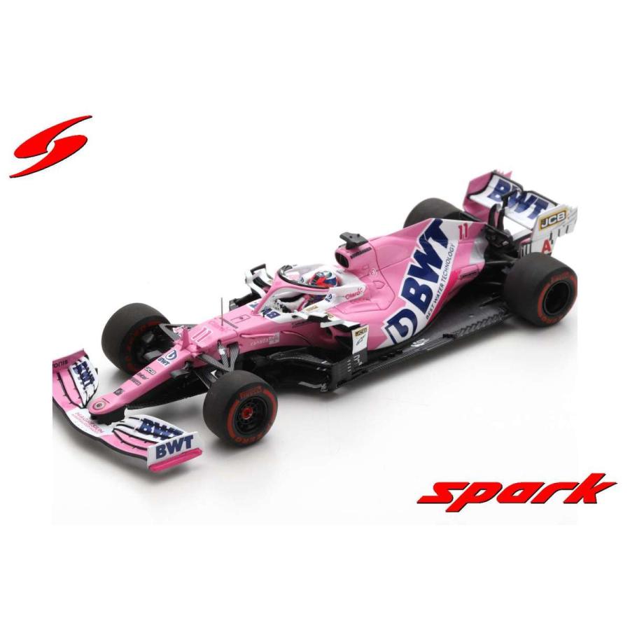 スパークモデル Spark 1/43 (S6474) BWT RACING POINT RP20 NO.11 F1 TEAM 6TH ...