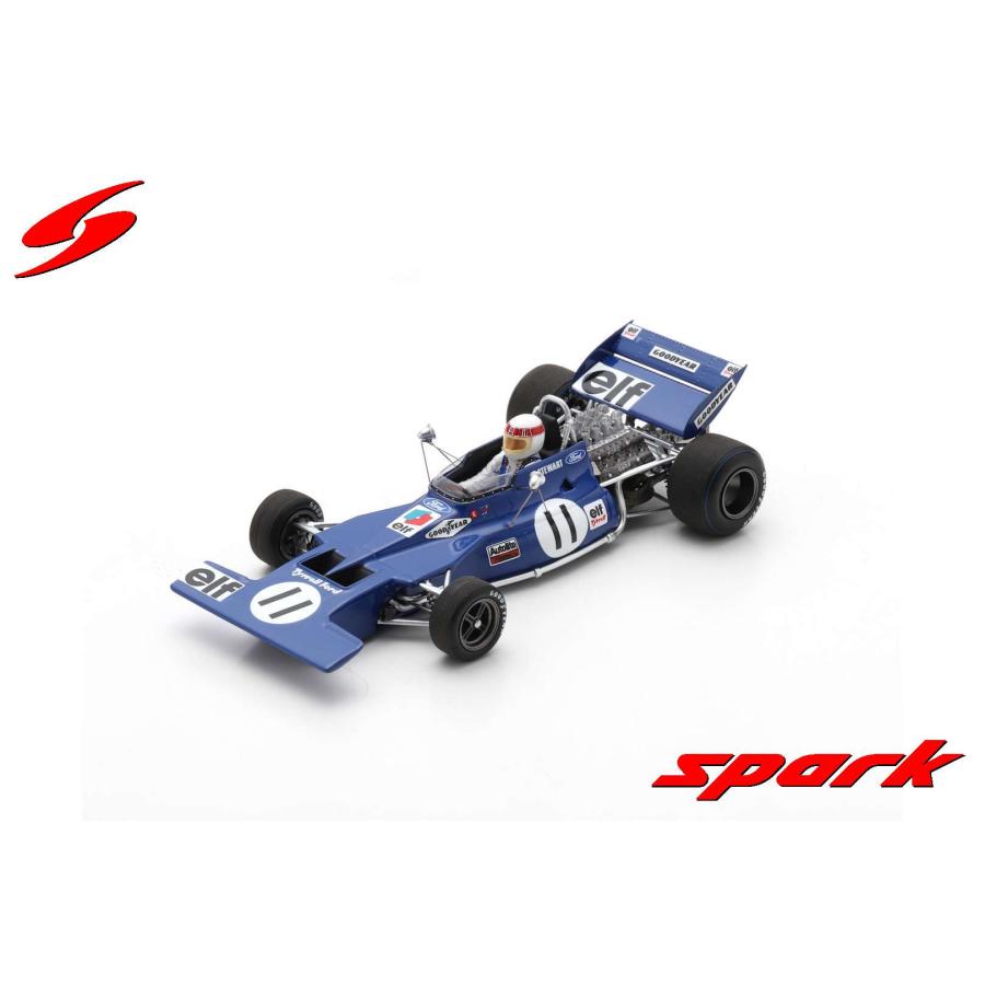スパークモデル Spark 1/43 (S7213) Tyrrell 003 #11 Winner Monaco GP 1971 Jackie ...