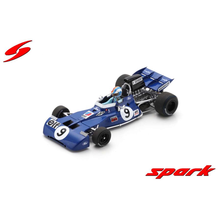 スパークモデル Spark 1/43 (S7215) Tyrrell 002 #9 Winner US GP 1971 Francois ...