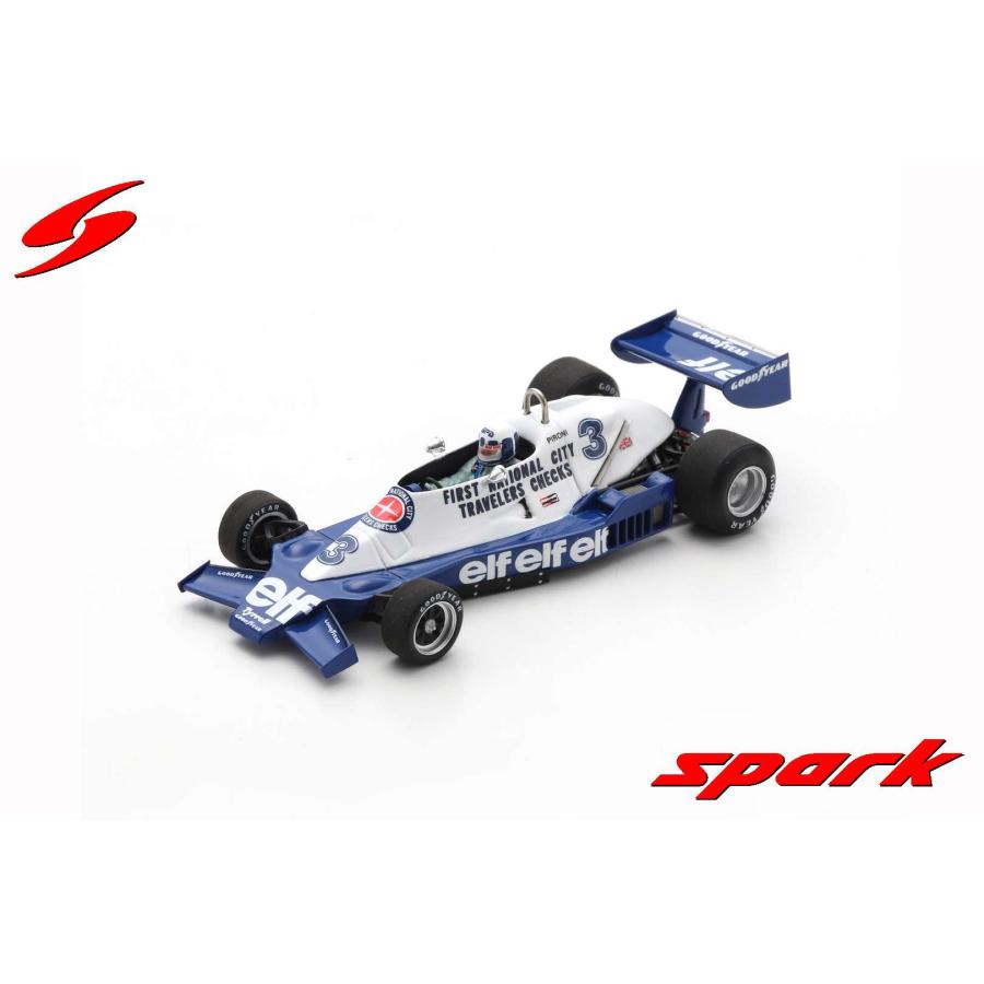 スパークモデル Spark 1/43 (S7237) Tyrrell 008 #3 5th German GP 1978 Didier ...