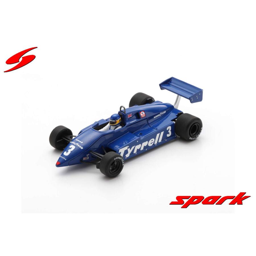 スパークモデル Spark 1/43 (S7283) Tyrrell 011 #3 4th German GP 1982 Michele ...
