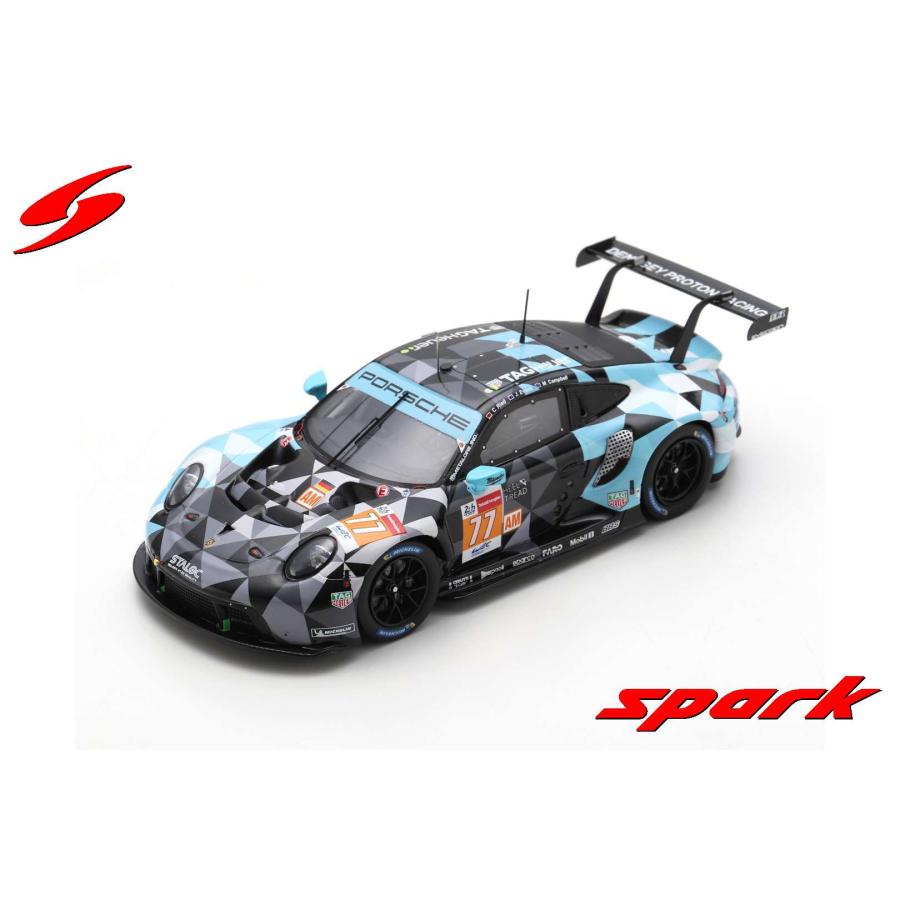 スパークモデル Spark 1/43 (S8270) Porsche 911 RSR-19 #77 Dempsey-Proton Racing 24H Le Mans 2021 ...
