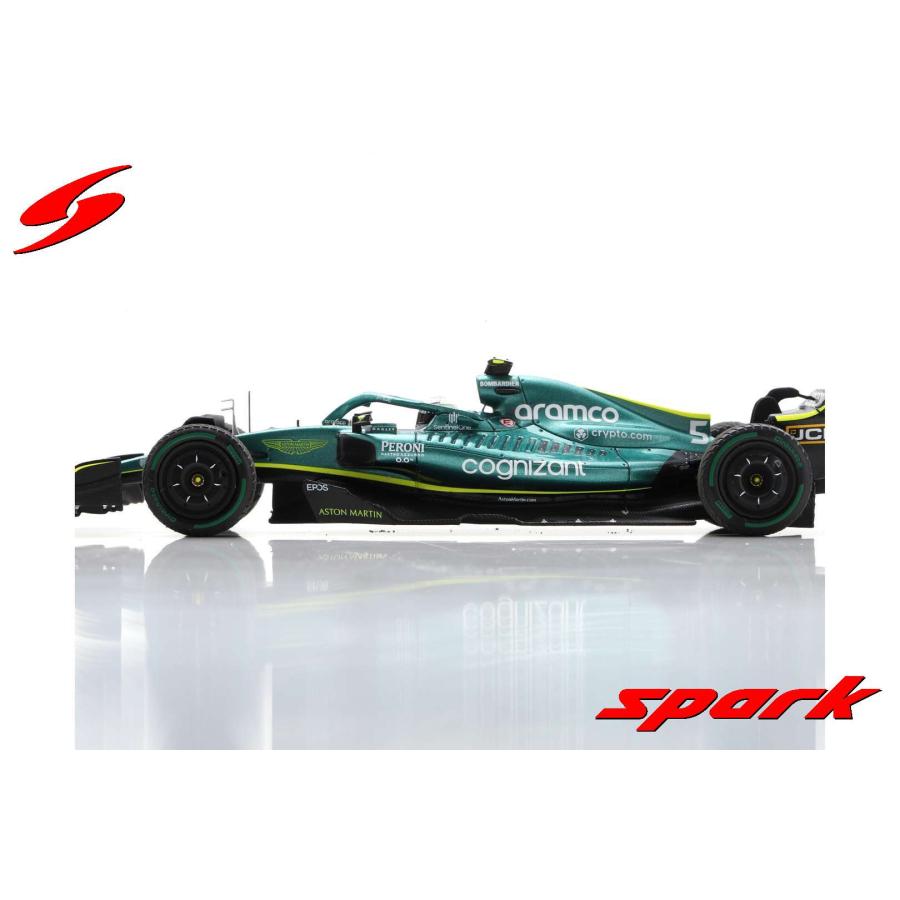 Spark 1/43 (S8530) Aston Martin AMR22 #5 Aston Martin Aramco Cognizant ...