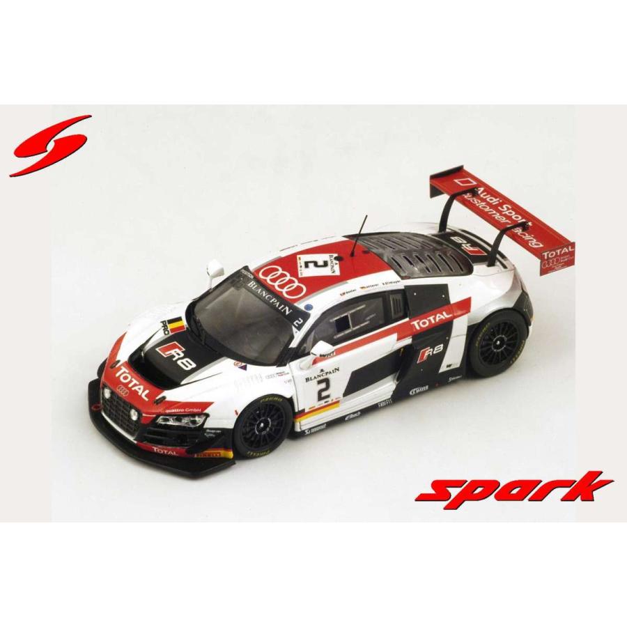 Spark 1/43 (SB077) Audi R8 LMS Ultra #2 Belgian Audi Club Team WRT 24H of SPA 2014 : sb077 ...