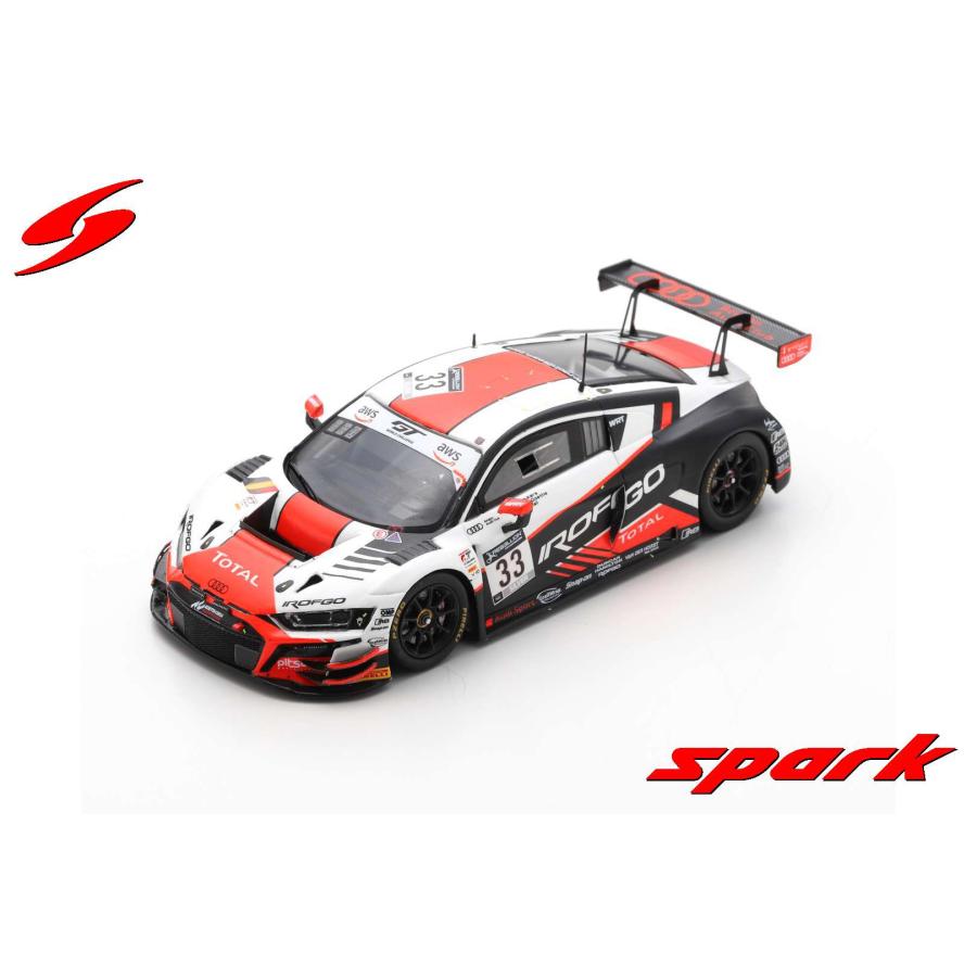 スパークモデル Spark 1/43 (SB393）Audi R8 LMS GT3 #33 Belgian Audi Club Team WRT 24H Spa 2020 ...