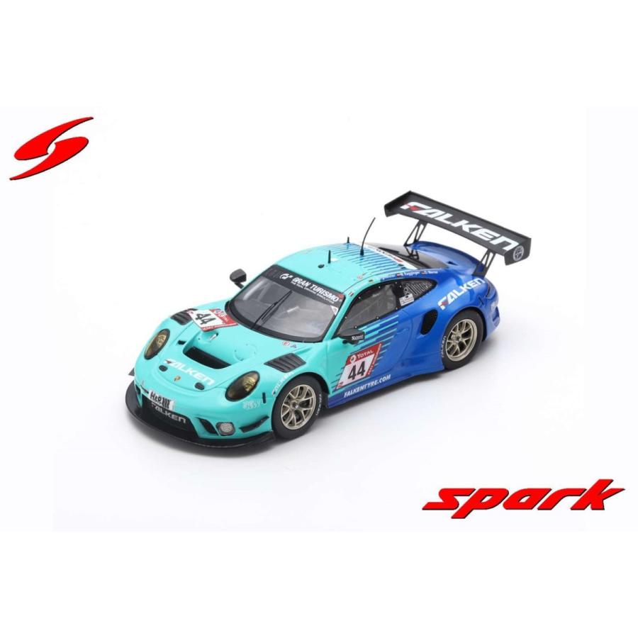 スパークモデル Spark 1/43 (SG533) Porsche 911 GT3 R #44 Falken Motorsports 24H ...
