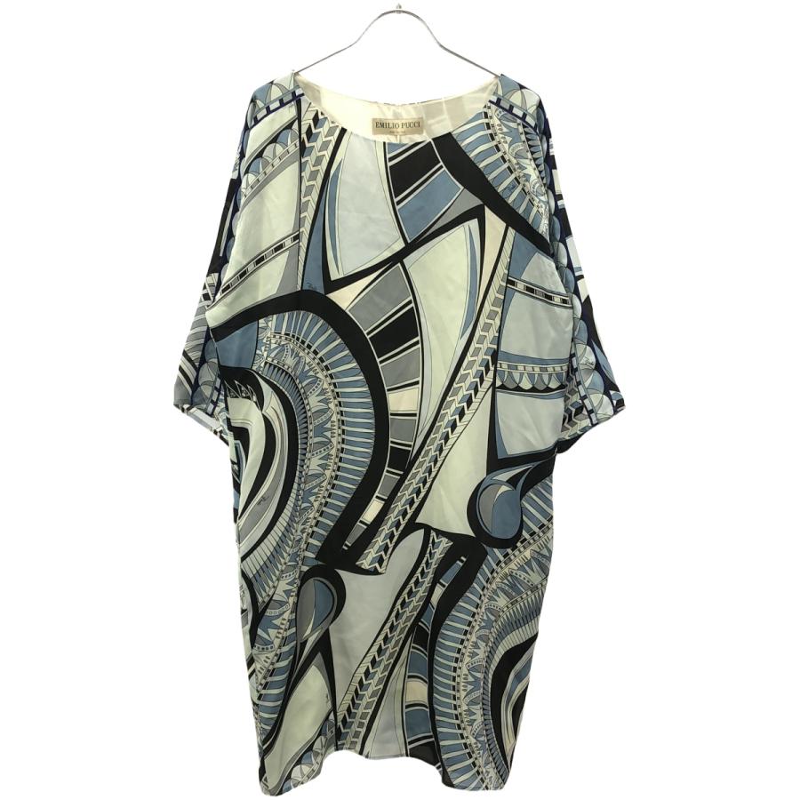 EMILIO PUCCI エミリオプッチ シルクワンピース 36RH58 ブルー 36 IT1SRPHOJHH9 : MODESCAPE Yahoo!ショップ - 通販 - Yahoo!ショッピング