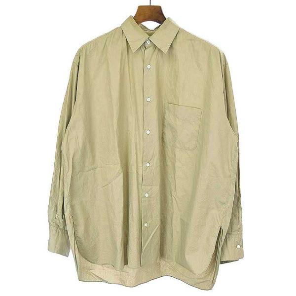 markaware マーカーウェア 20SS コットンオーバーサイズ長袖シャツ カーキ系 2 メンズ IT1UFEV4PMLC : MODESCAPE Yahoo!ショップ - 通販 ...
