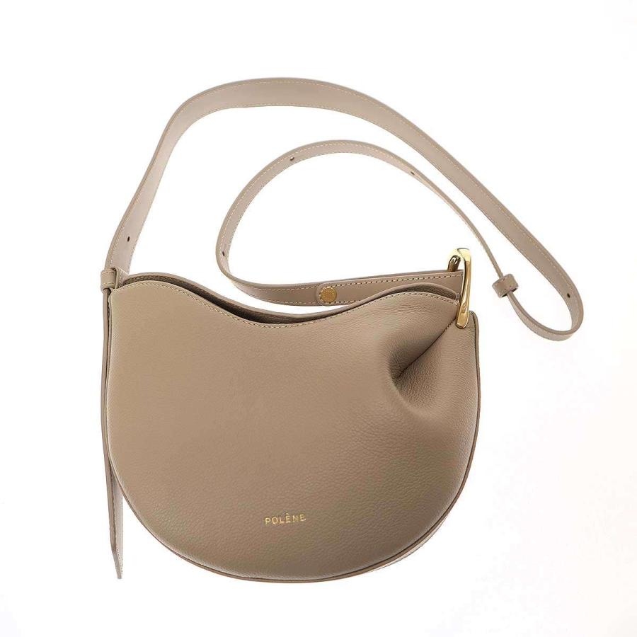 POLENE ポレーヌ Tonca トンカレザーショルダーバッグ ベージュ POLENE ポレーヌ Tonca トンカレザーショルダーバッグ ベージュ