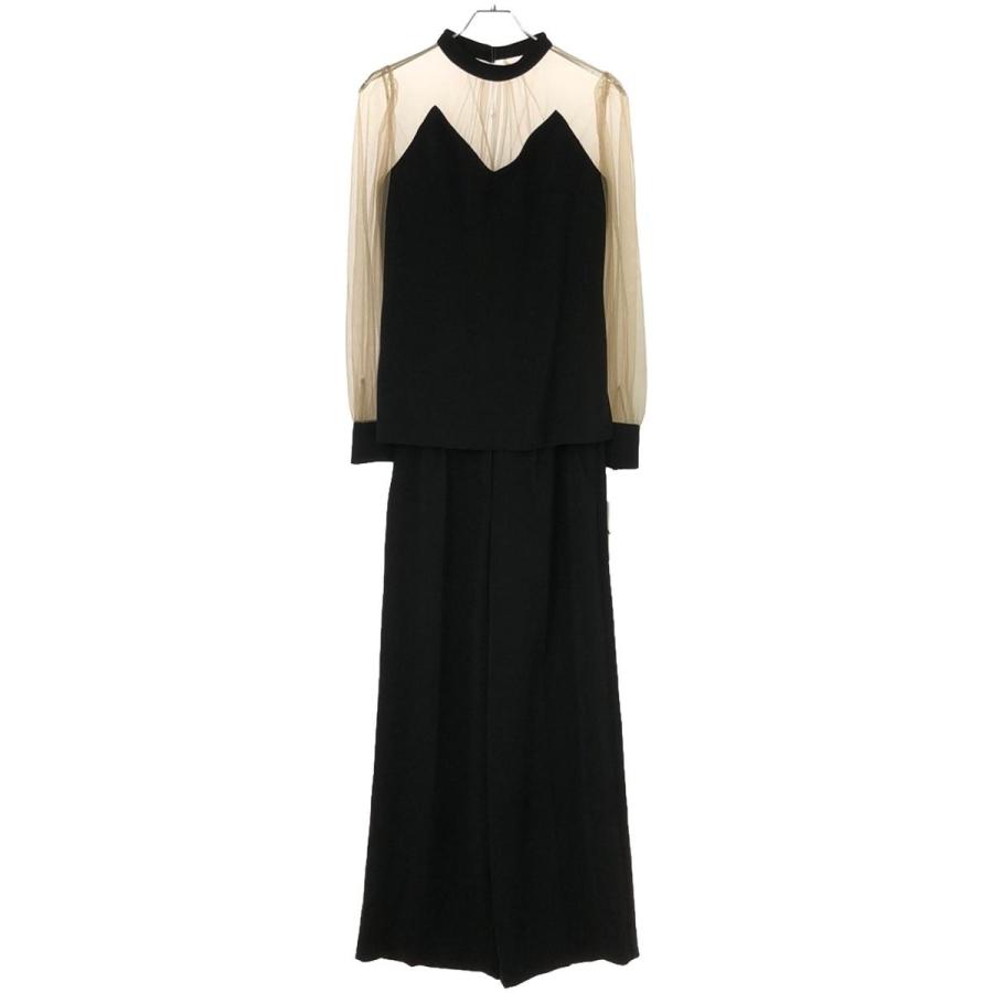 ビンテージ Ameri VINTAGE アメリ ヴィンテージ 20AW UNDRESSED PRIMA SET UP シースルーブラウスセットアップ 02020520500 ベージュ×ブラック ...