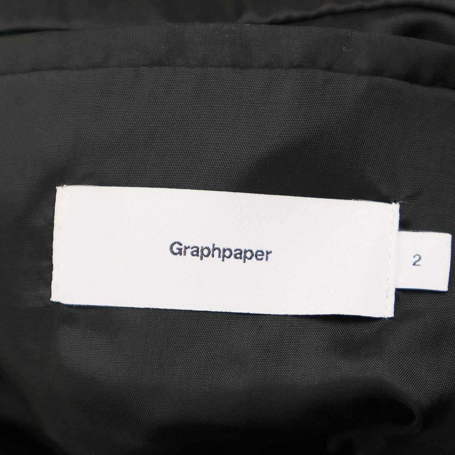 Graphpaper グラフペーパー 23AW フランネル2Bジャケット GM233-2041B ブラック 2 IT3SLAF1HHWW ...