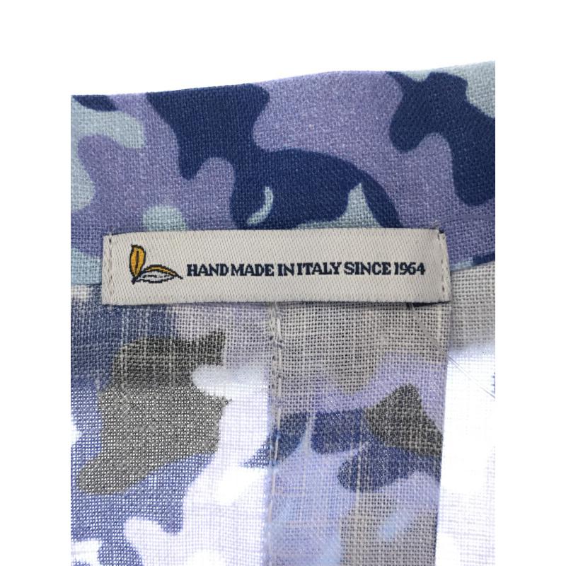Mario Muscariello マリオ ムスカリエッロ カモフラ柄リネンテーラードジャケット ブルー 46 IT40BPMURI28 ...