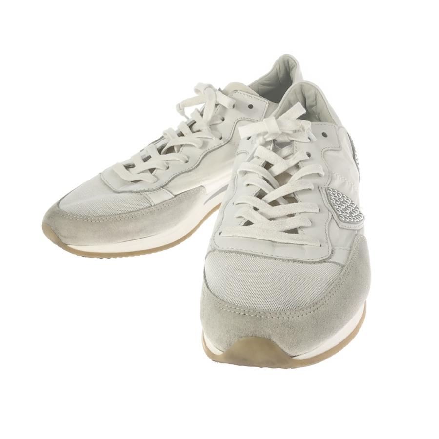 PHILIPPE MODEL フィリップモデル Trpx スタッズナイロンレザーコンビスニーカー ホワイト 42 IT5CFSDNNCZ9 : rc-it5cfsdnncz9-8sg8 ...