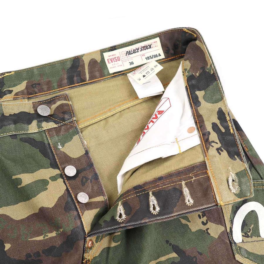 PALACE×EVISU パレス×エビス DENIM JEAN CAMO ペイント加工 PALACE×EVISU パレス×エビス DENIM JEAN CAMO ペイント加工