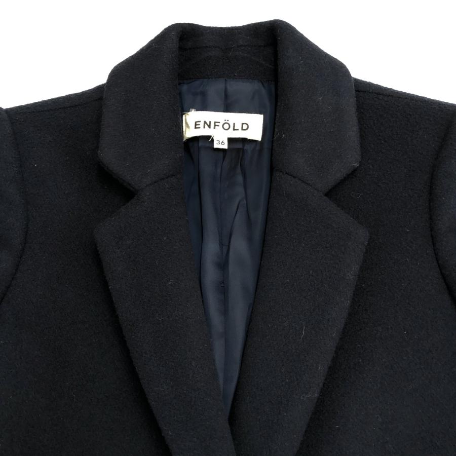 ENFOLD エンフォルド ライトメルトンテーラーコートチェスターコート 3007A230-0630 ネイビー 36 IT8F9F05O44O : MODESCAPE Yahoo!ショップ ...