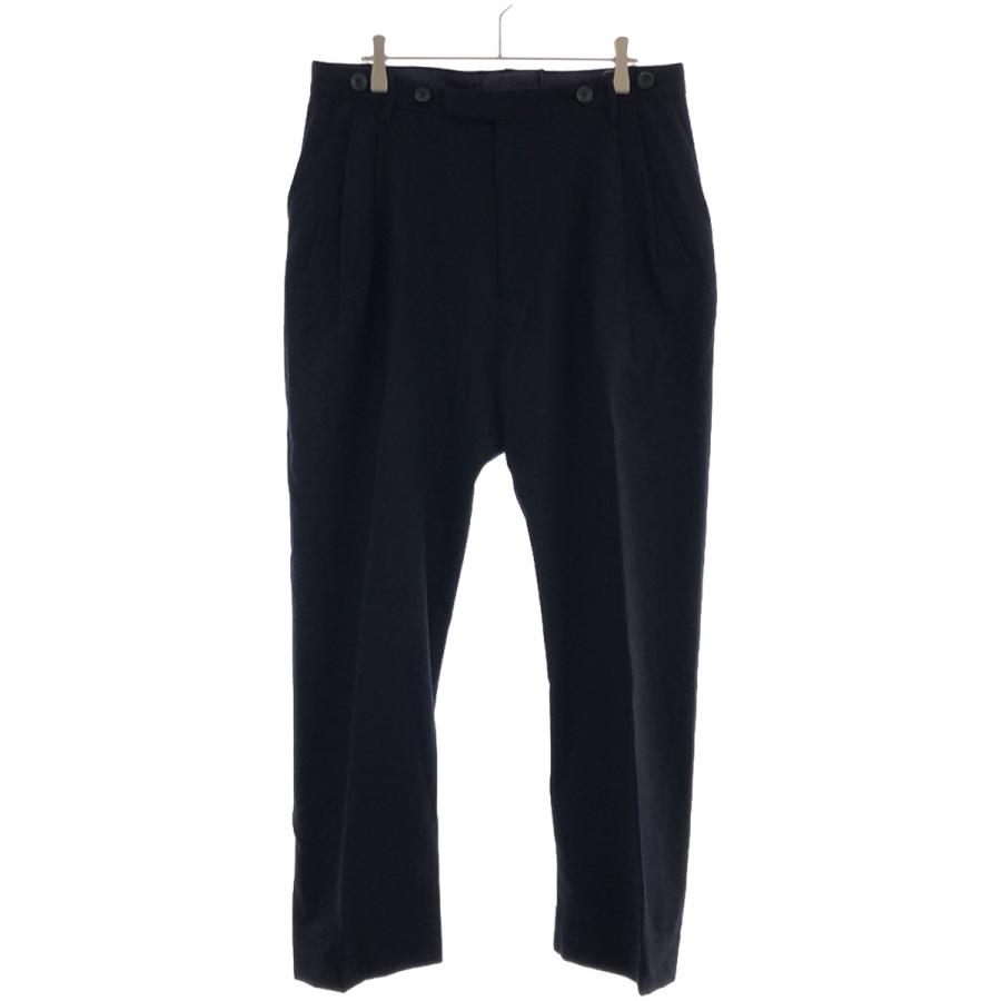 mando マンド 2タックウールスラックスパンツ ネイビー 3 IT9NS2JZYJPS : MODESCAPE Yahoo!ショップ - 通販 - Yahoo!ショッピング