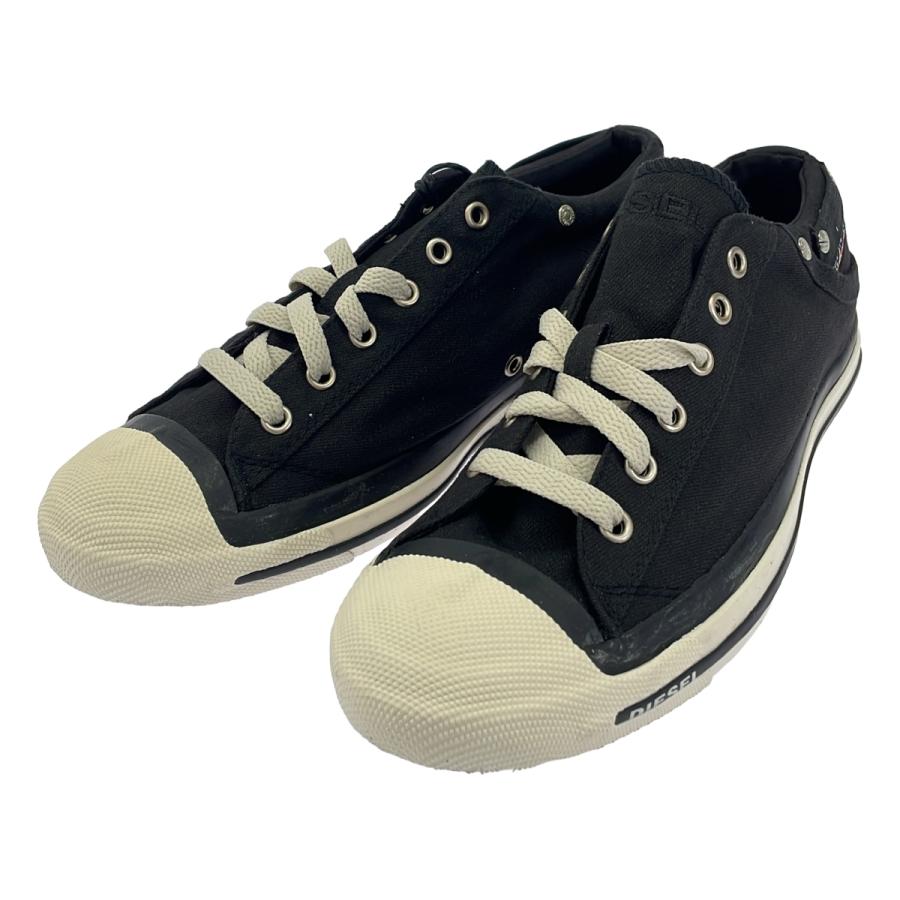 DIESEL（ディーゼル） EXPOSURE LOW ローカットスニーカー ブラック 26cm IT9VAPJ4RTBW ...