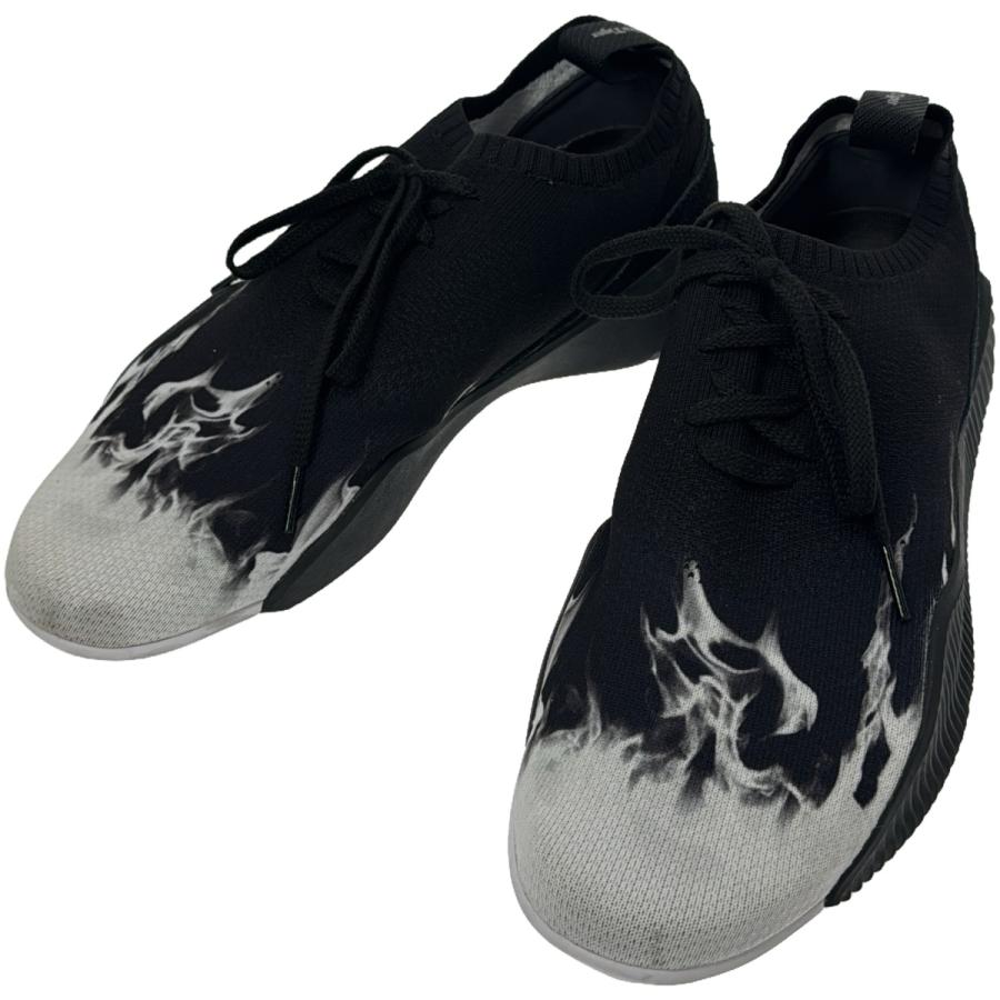 Onitsuka Tiger オニツカタイガー ACROMOUNT KNIT ストレッチニットスニーカー 1183C105 ブラック 27 ...