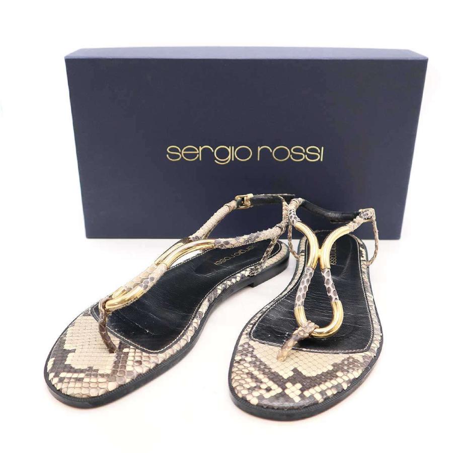 Sergio rossi sergio セルジオ ロッシ パイソンメタル フラットサンダル グレー系 37 ITC73KMU2QPA : MODESCAPE Yahoo!ショップ - 通販 ...