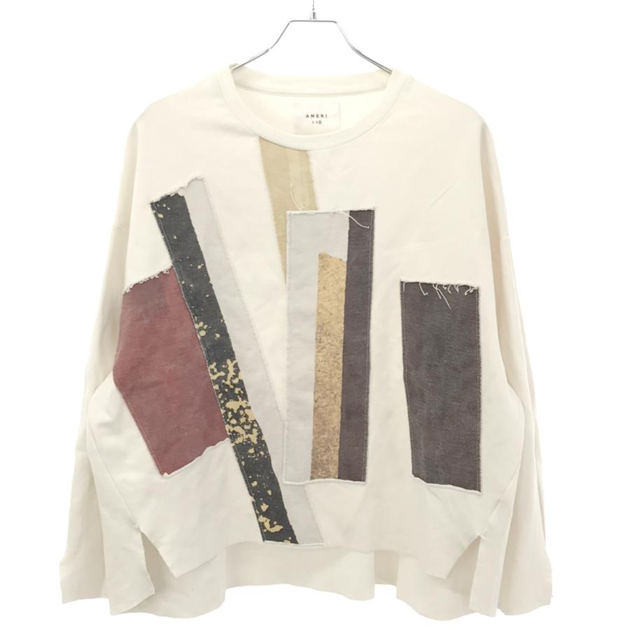 Ameri VINTAGE アメリ ヴィンテージ FUDE ART TOP アートトップス 01920320201 アイボリー系×マルチカラー F ITD37KFXSRKG ...