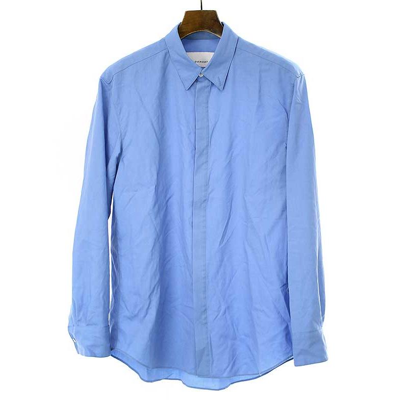 OVERCOAT オーバーコート WOOL SHIRTS ウール比翼カラーシャツ OVERCOAT オーバーコート WOOL SHIRTS ウール比翼カラーシャツ