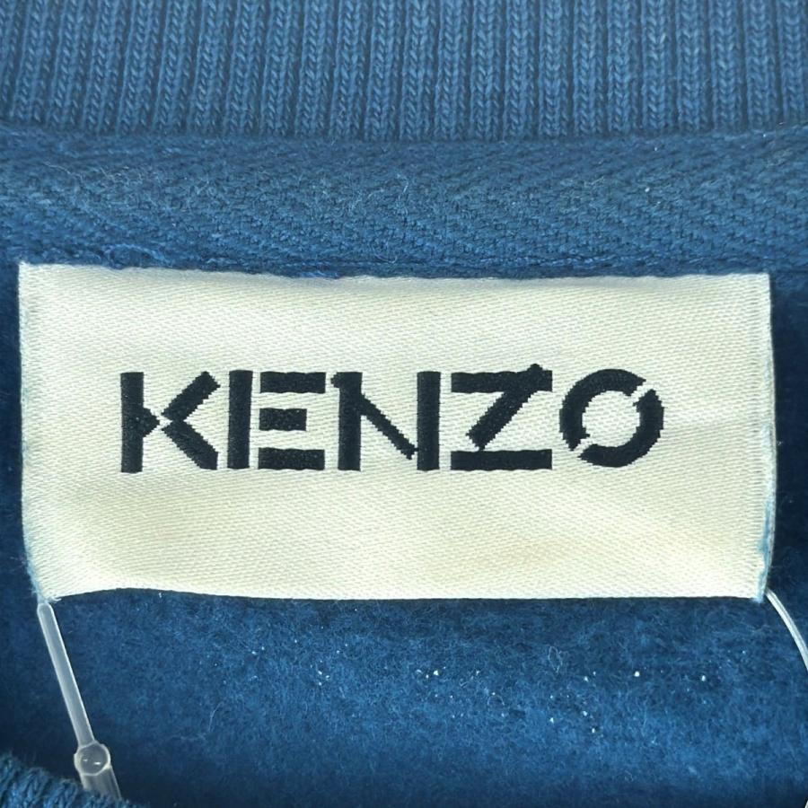 KENZO ケンゾー 21AW Tribute フェイスエンブロイダリースウェットトレーナー FB65SW0074ML ブルー M ITGLXFIKCAXK : MODESCAPE Yahoo ...