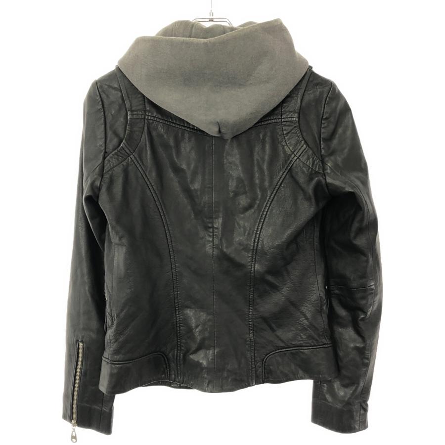 DOMA ドマ フードドッキングレザージャケット D165001 ブラック S ITI3AJ0S4IC0 : MODESCAPE Yahoo!ショップ - 通販 - Yahoo!ショッピング