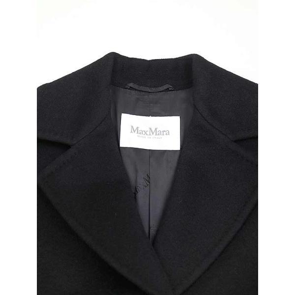 Max Mara MaxMara マックスマーラ ビッグラペルキャメルウールハーフコート ブラック サイズ:40 レディース ITLZPVS79OGU : MODESCAPE Yahoo ...