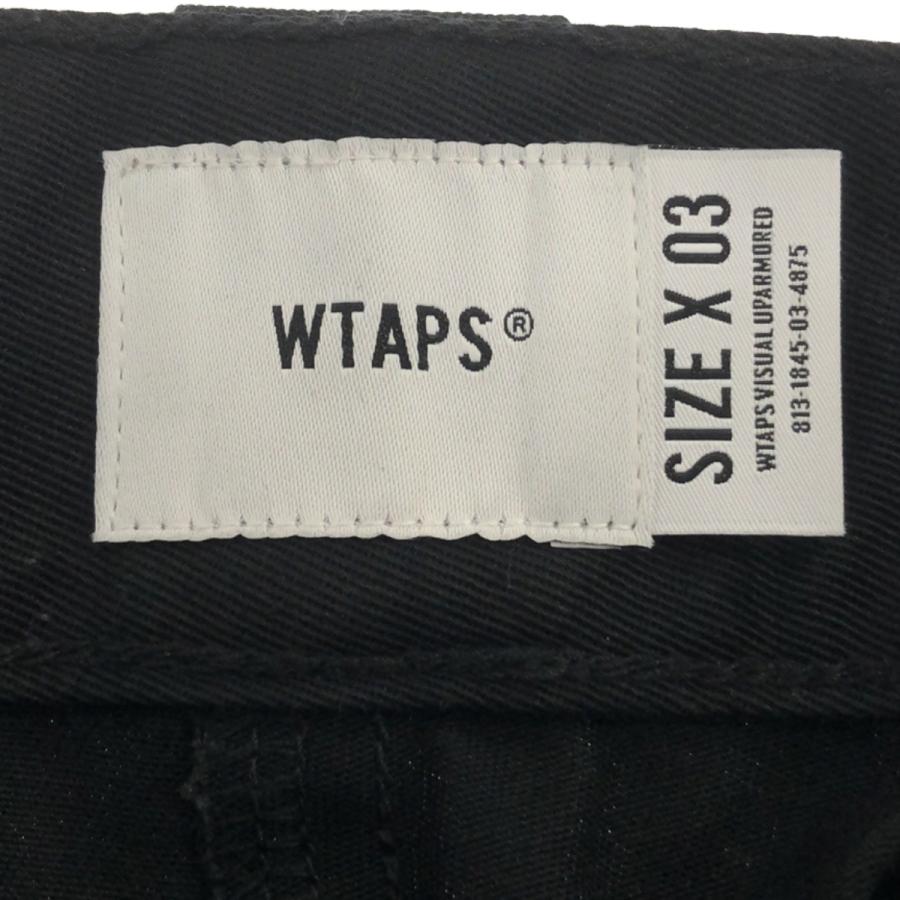 WTAPS ダブルタップス 21SS UNION TROUSERS COPO TWILL トラウザーズパンツ 211BRDT-PTM03 ブラック 03 ITOT2JY2270G ...