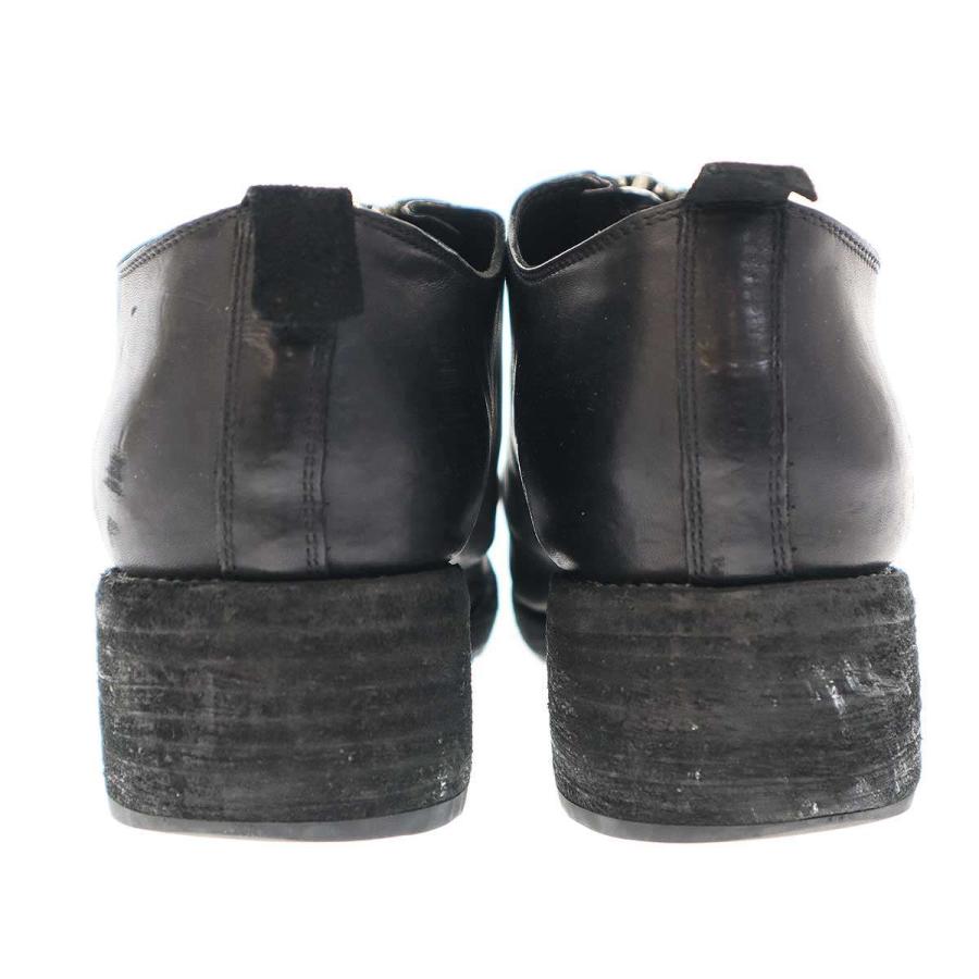 GUIDI（グイディ） HORSE FULL GRAIN FRONT ZIP SHOES フロントジップレザーシューズ PL0FZ ブラック ...