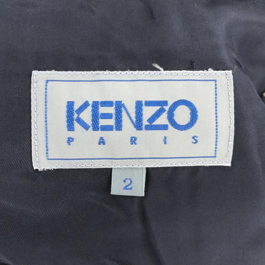 KENZO ケンゾー 青タグ ヴィンテージ ツイードテーラードジャケット ベージュ×ブラック 2 ITSXV2U0M8D8 : MODESCAPE Yahoo!ショップ - 通販 ...