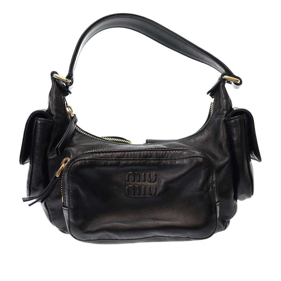 miu ミュウミュウ Pocket Bag ナッパレザー ポケットバッグ 5BC146 ブラック ITTO70I9Q3K0 : MODESCAPE Yahoo!ショップ - 通販 ...