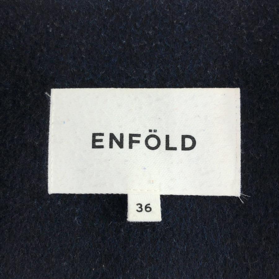 ENFOLD エンフォルド ウールリバー ノーカラーコート 300BA630-1670 ネイビー×ブルー 36 ITUI3W0BN88E : rc-itui3w0bn88e-kddi ...