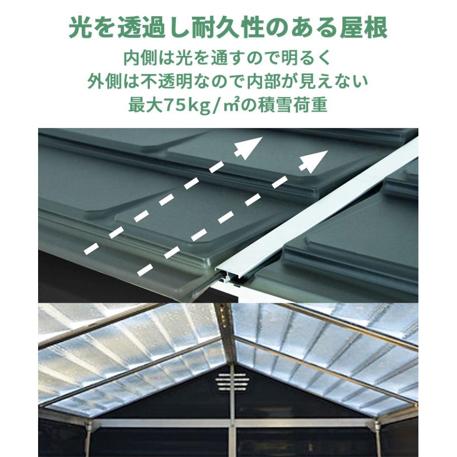 物置 収納庫 185×154 CANOPIA カノピア スカイライト 6×5 ミッドナイト メーカー直送/代金引換・同梱不可 wfs1 : DEPOS life style - 通販 ...