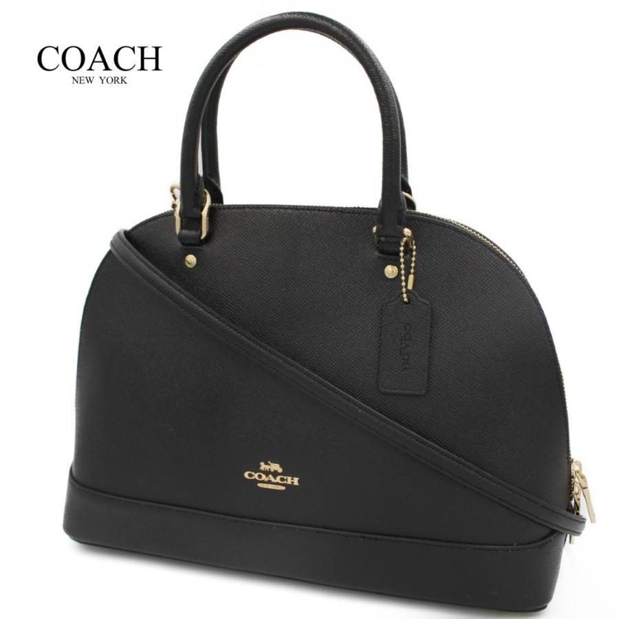 COACH コーチ バッグ ドーム型 2Way ハンドバッグ ショルダーバッグ SIERRA SATCHEL CROSSGRAIN ...