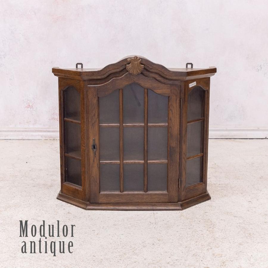 送料無料 アンティーク家具 棚 ウォールキャビネット おしゃれ 壁掛け 輸入家具 イギリス ビンテージ レトロ wk-cb-5499-wal : ソファ専門店 モデュロール - 通販 ...