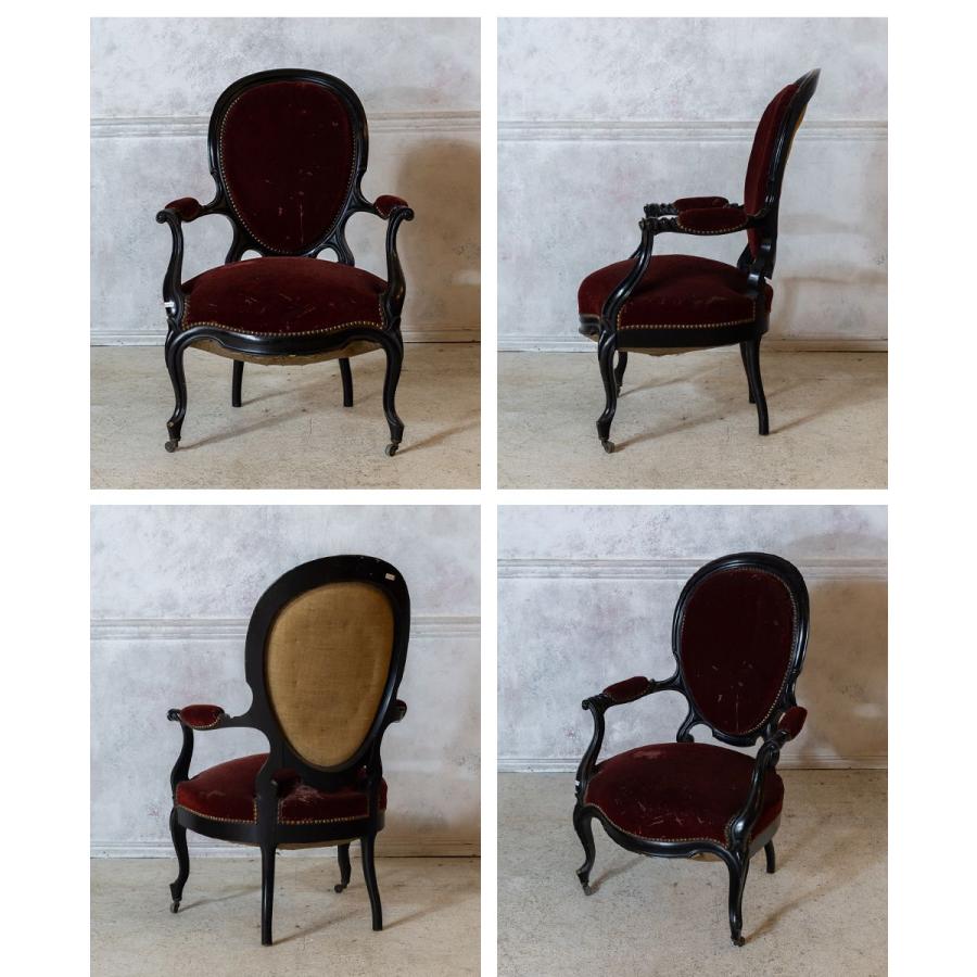 アンティーク家具 安い 椅子 アームチェア ビンテージ レトロ ヨーロッパ ウェリントン wk-cr-5747-arm : ソファ専門店 モデュロール - 通販 - Yahoo!ショッピング