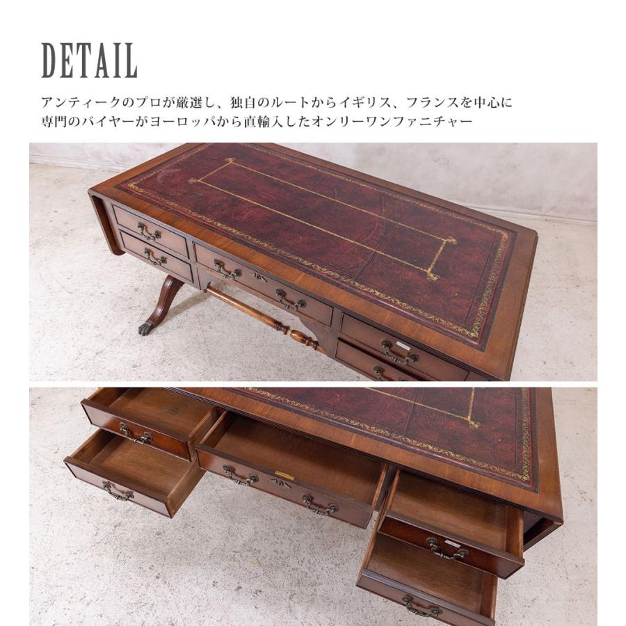アンティーク家具 机 デスク バタフライ式 ライティング 折りたたみ 書斎 イギリス ビンテージ wk-ta-5628-dsk :wk-ta-5628-dsk:ソファ専門店 モデュロール ...