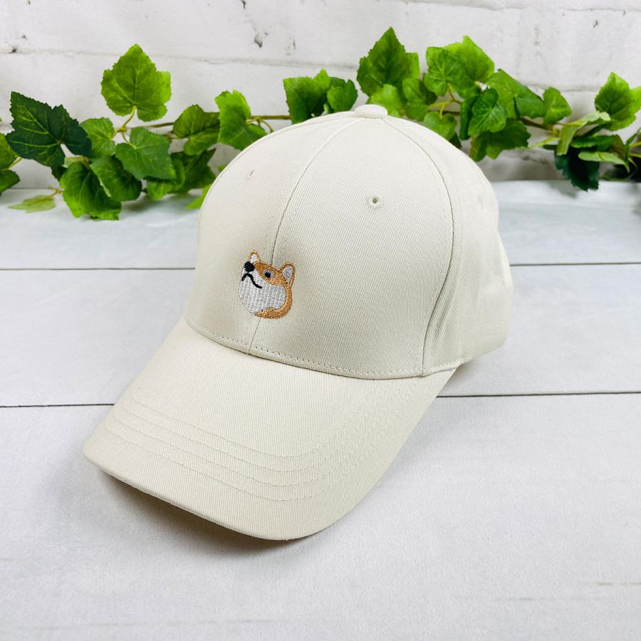 GENTLY STANDARD HAT LABO 柴犬フェイス カスタム刺繍キャップ（帽子） : モフタス・ストア ヤフー店 - 通販 ...