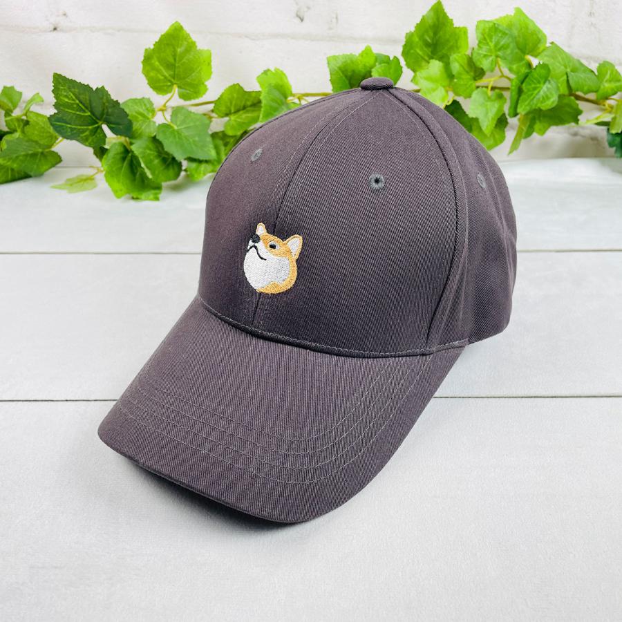 GENTLY STANDARD HAT LABO 柴犬フェイス カスタム刺繍キャップ（帽子） : モフタス・ストア ヤフー店 - 通販 ...