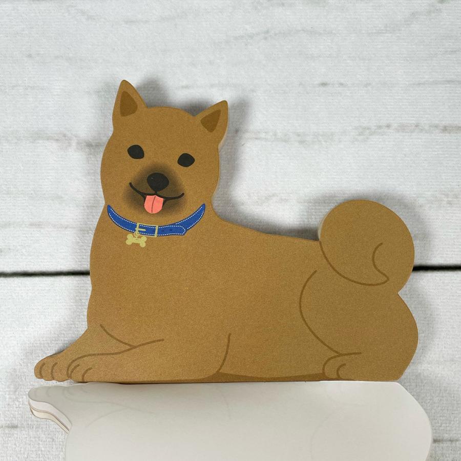 グリーティングライフ アニマルダイカットメモ ジャパニーズドッグ 伏せ（柴犬） ETN-148 : モフタス・ストア ヤフー店 - 通販 - Yahoo!ショッピング