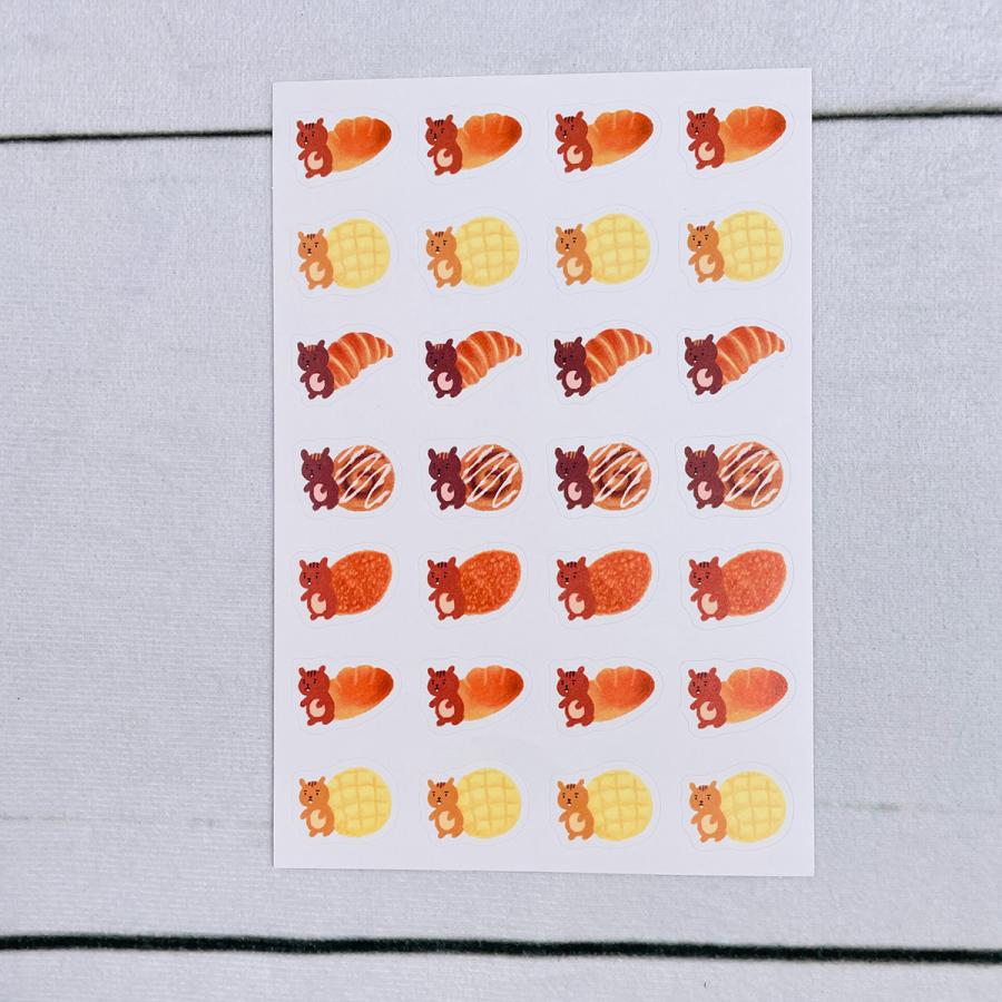 パピアプラッツ AOYOSHI たべもの×いきものシール ベーカリス 55-007 : 51013400 : モフタス・ストア ヤフー店 - 通販 - Yahoo!ショッピング