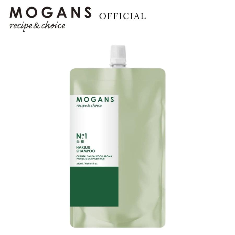 MOGANS(モーガンズ) 白樹(はくじゅ) ノンシリコン アミノ酸シャンプー 詰め替え 250mL | 無添加 オーガニック 旧リッチ＆フローラル :1003:MOGANS Yahoo ...