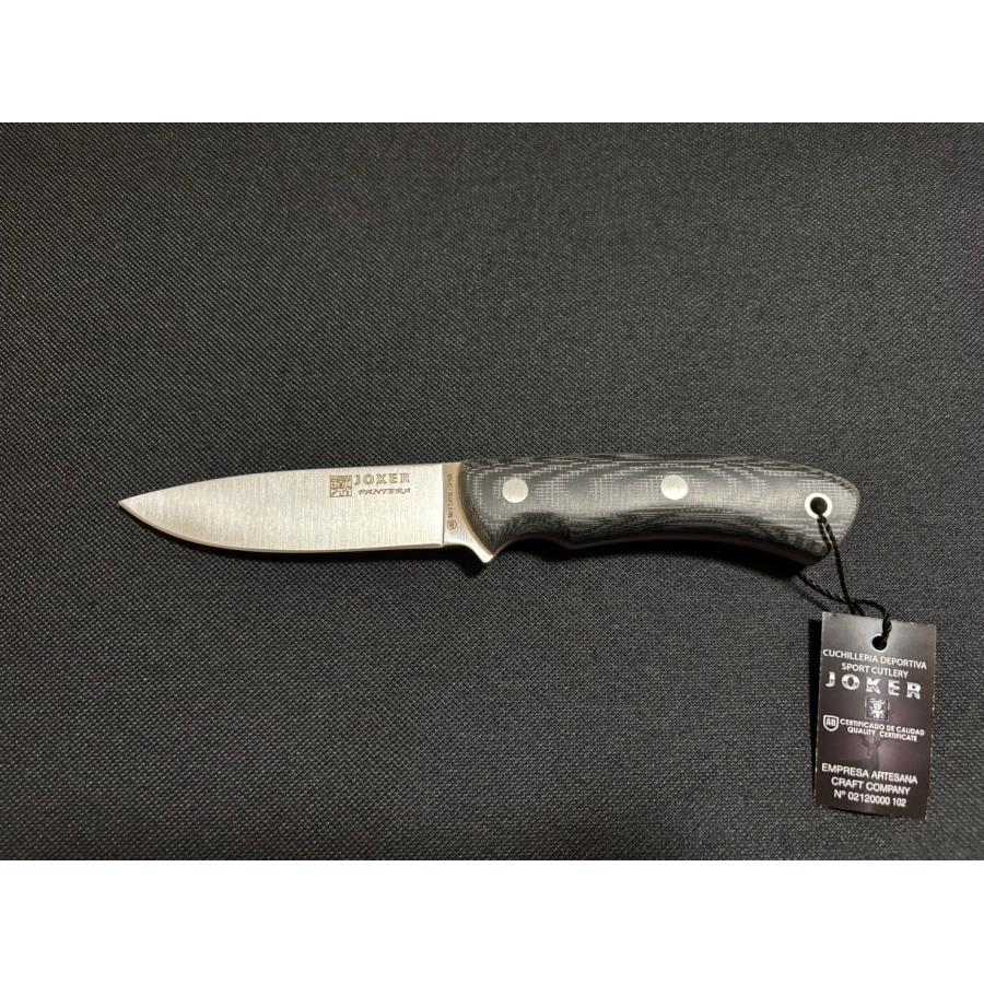 ジョーカー CM17 パンテラ マイカルタ ブッシュクラフトナイフ Joker PANTERA OLIVE BUSHCRAFT KNIFE 革 ...