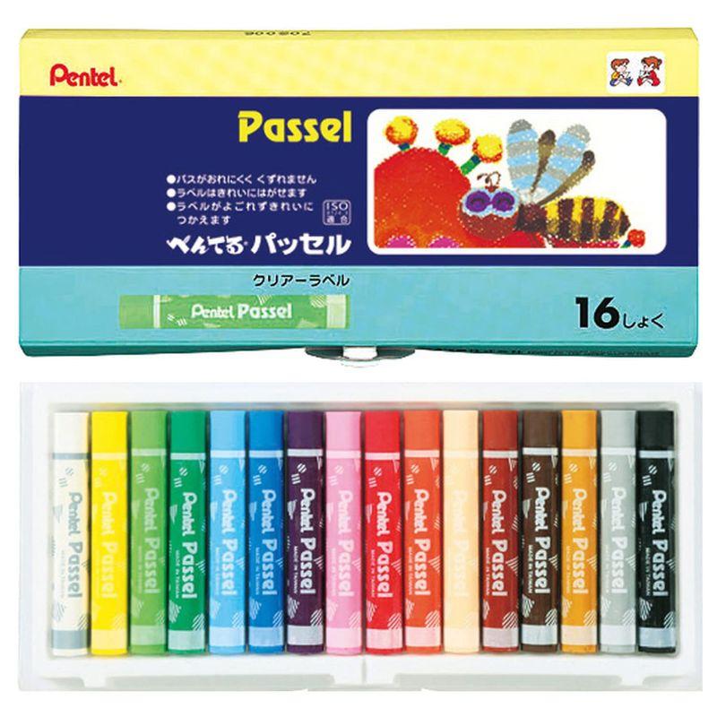 ぺんてる クレヨン パス パッセル 16色 5個 GHPA116D :20231008163610-00492:mohalaストア - 通販 - Yahoo!ショッピング